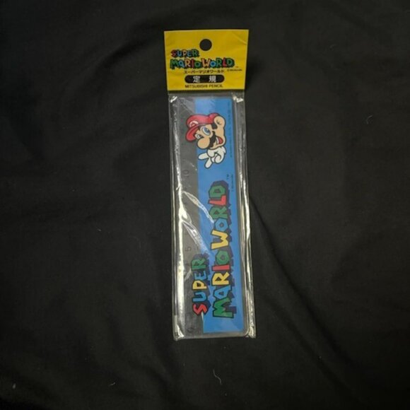 Toys | Vintage Super Mario World Mitsubishi Ruler | Poshmark